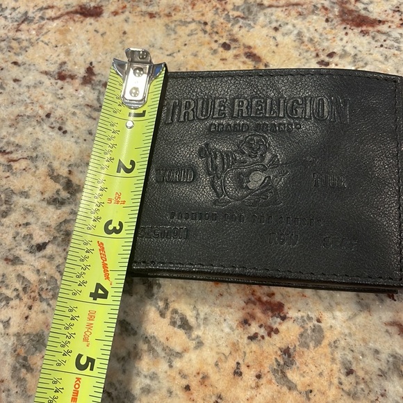 True Religion | Bags | True Religion Leather Sunter Slimfold Wallet ...